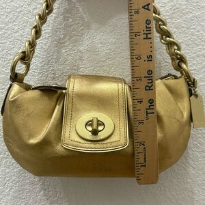 Coach | Bags | Rare Vintage Y2k Coach 3594 Amanda Pippa Turnlock Gold ...
